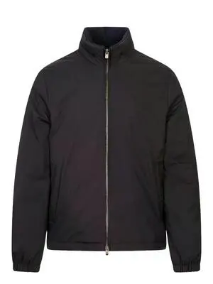 Agnona Logo-plaque Jacket - Black
