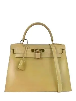 Hermès 1996 28 Kelly Sellier Tote Bag - Neutrals