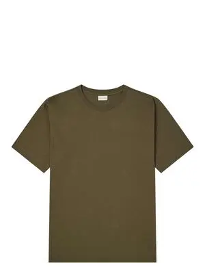 Dries Van Noten Hertz Cotton-jersey T-shirt - Green