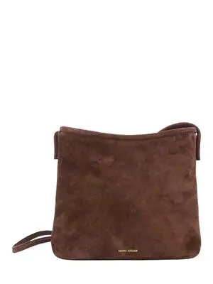 Manu Atelier Fidéle Suede Cross Body Bag - Brown
