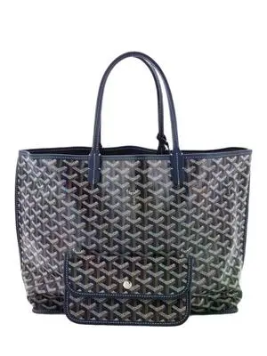 Goyard Anjou Reversible Coated Canvas Pm Tote Bag - Blue