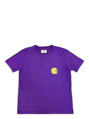 ERIC EMANUEL Logo-print T-shirt - Purple