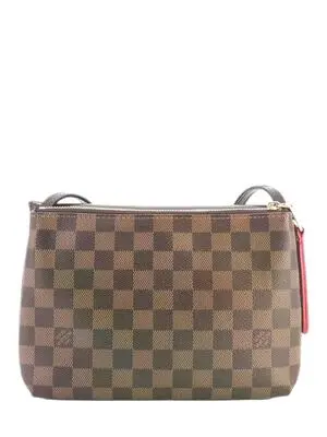 LOUIS VUITTON Twice Handbag Damier Crossbody Bag - Brown
