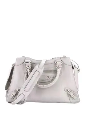 Balenciaga Neo Classic City Bag Leather Small Tote Bag - Grey