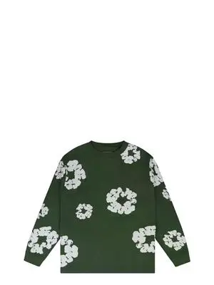 DENIM TEARS Cotton Wreath Sweatshirt - Green