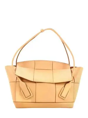 Bottega Veneta Maxi Intrecciato Leather Shoulder Bag - Brown