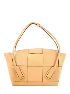 Bottega Veneta Bottega Veneta Maxi Intrecciato Leather Shoulder Bag Brown