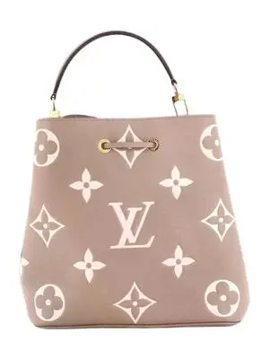 LOUIS VUITTON Neonoe Handbag Bicolor Monogram Empreinte Giant Mm Bucket Bag - Grey
