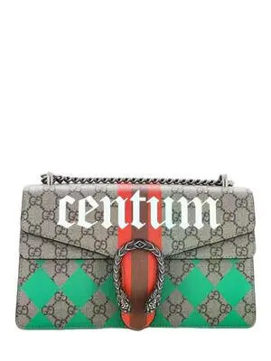 Gucci Dionysus Printed Gg Coated Canvas Small Shoulder Bag - Multicolour