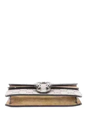 Gucci Dionysus Bag Gg Coated Canvas Super Mini Crossbody Bag - Brown