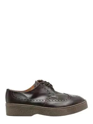 Comme Des Garçons X George Cox Popboy Brogue Derby Shoes - Brown