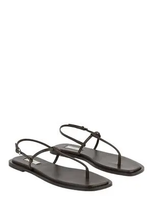 TOTEME T-strap Sandals - Bark
