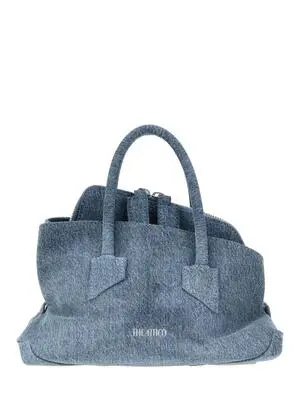 Attico Denim Mini La Passeggiata Handbag - Blue