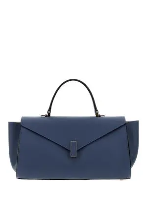 VALEXTRA Leather Medium Iside Editor Senso Handbag - Blue