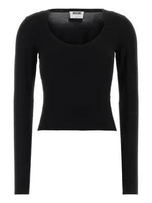 Moschino Viscose Blend Sweater - Black