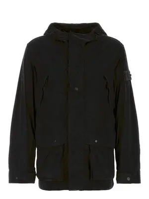 Stone Island Nylon Parka - Black