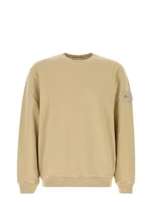 Stone Island Stretch Cotton Sweatshirt - Light Brown