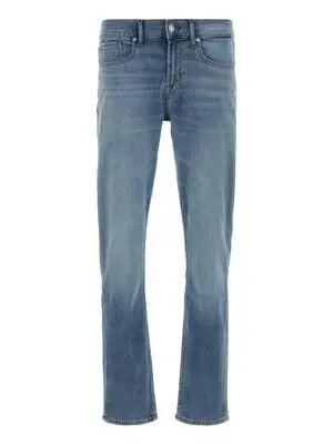 Seven For All Mankind Stretch Denim Jeans - Blue
