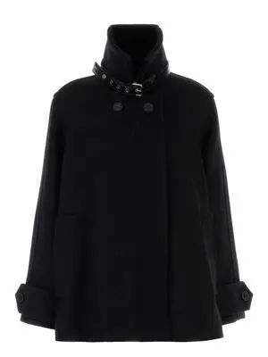 LANVIN Virgin Wool Coat - Black