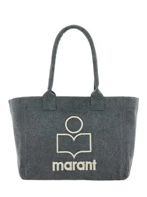 Isabel Marant Étoile Slate Cotton Yenky Zipped Shopping Bag - Gray