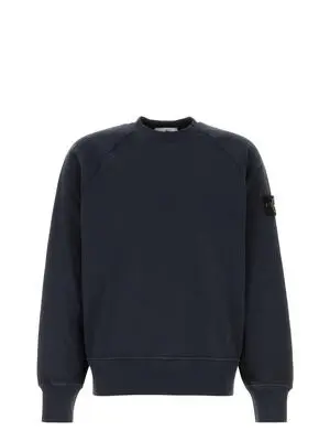 Stone Island Dark Cotton Sweatshirt - Blue