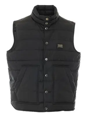 DOLCE & GABBANA Dolce&Gabbana Men Logo Plaque Down Vest