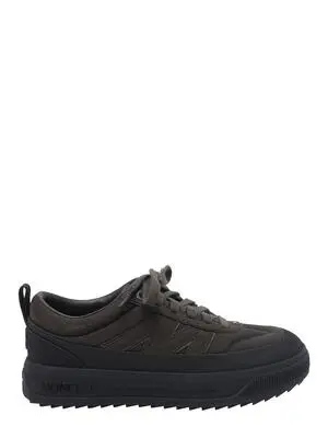 Moncler Altive Sneakers With Leather Details - Brown