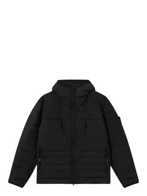 Stone Island Padded Hooded Jacket - Black