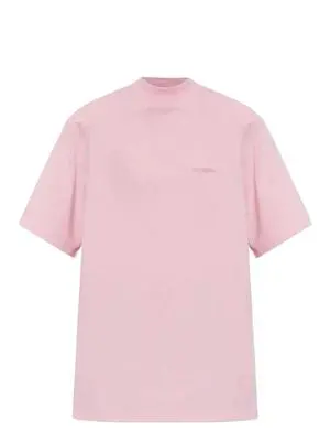 Attico The Attico Women Logo-Print High-Neck T-Shirt Multicolor