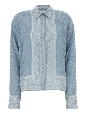 ERMANO SCERVINO Ermanno Scervino Printed Silk Shirt - Multicolor