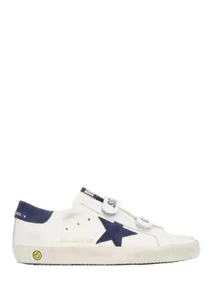 GOLDEN GOOSE Old School Leather And Suede Sneakers - Multicolor