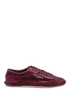 Dolce & Gabbana Gimondi Plus Leather Sneakers - Red