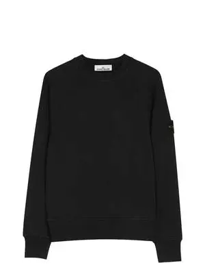 Stone Island Raglan-sleeve Sweatshirt - Black