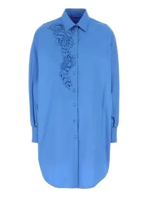 ERMANO SCERVINO Ermanno Scervino Cerulean Poplin Shirt