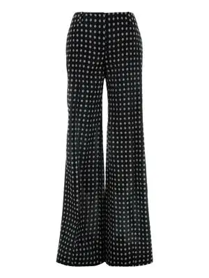 ERMANO SCERVINO Ermanno Scervino Printed Organza Pants - Multicolor