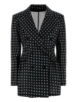 ERMANO SCERVINO Ermanno Scervino Printed Organza Blazer