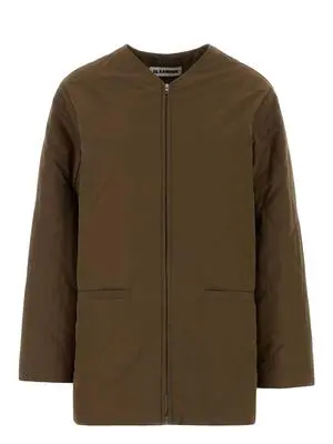 JIL SANDER Quilted Polyester Jacket - Brown