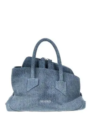Attico Denim Mini La Passeggiata Handbag - Blue