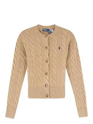 Polo Ralph Lauren Wool And Cashmere Cardigan - Beige