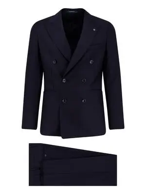 Tagliatore Virgin Wool Super 110's Suit - Blue