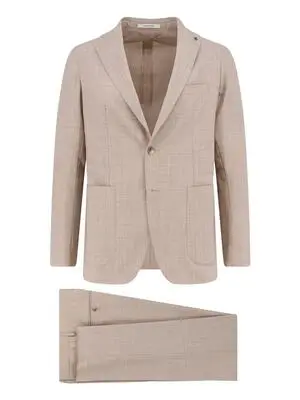 Tagliatore Virgin Wool And Silk Suit - Beige