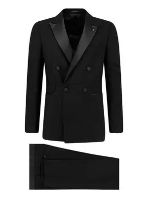 Tagliatore Virgin Wool Super 110's Tuxedo - Black