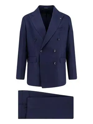 Tagliatore Linen Suit - Blue