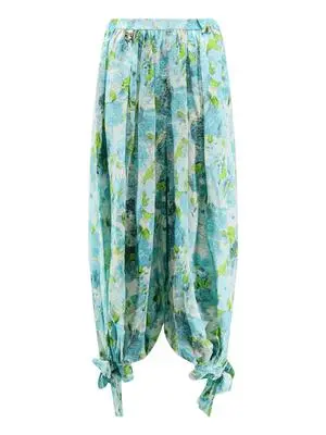 Chloé Harem Silk Printed Culottes - Multicolor