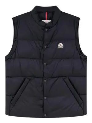 Moncler Sleeveless Down Jacket - Black