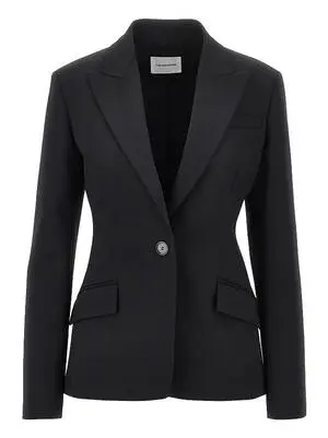 Andamane Gabardine Bianca Jacket - Black