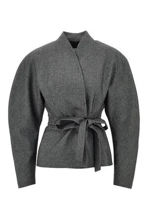 Andamane Margaux Viscose-blend Jacket - Grey