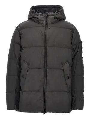 Stone Island Garment Dyed Crinkle Rep Ny Down Jacket - Grey