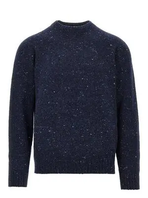 DRUMOHR Wool And Cashmere Blend Knitted Sweater - Blue
