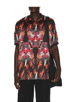 Y3 Satin Oni Jersey In Multi - Multicolour